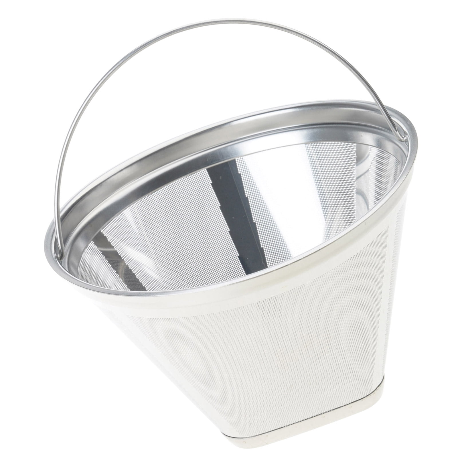 Practical Stainless Steel Coffee Filter Cone Shape With Fine Meshes For ...