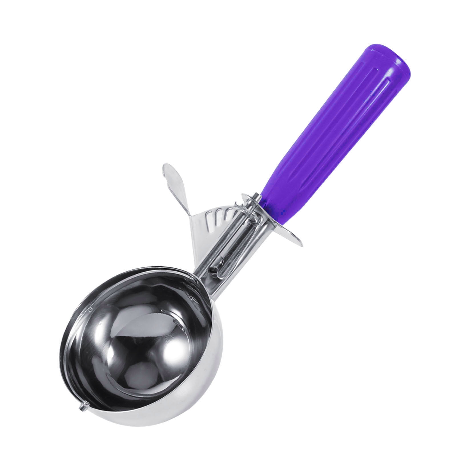 Practical Stainless Steel Fruit Ice Cream Scoop Spoon with Plastic ...