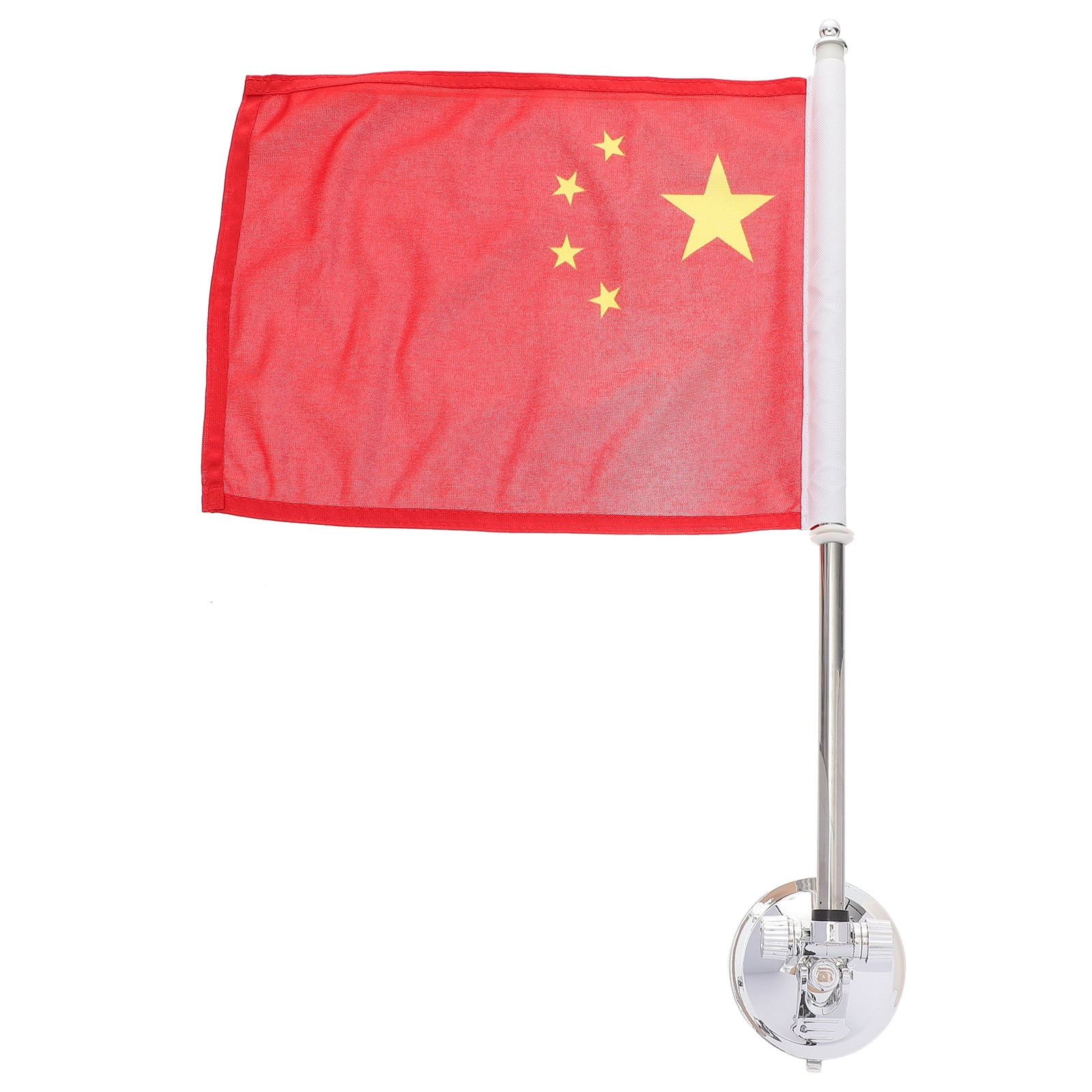 Practical Sucker Flag Pole Brackets Universal Delicate Suction Flagpole ...