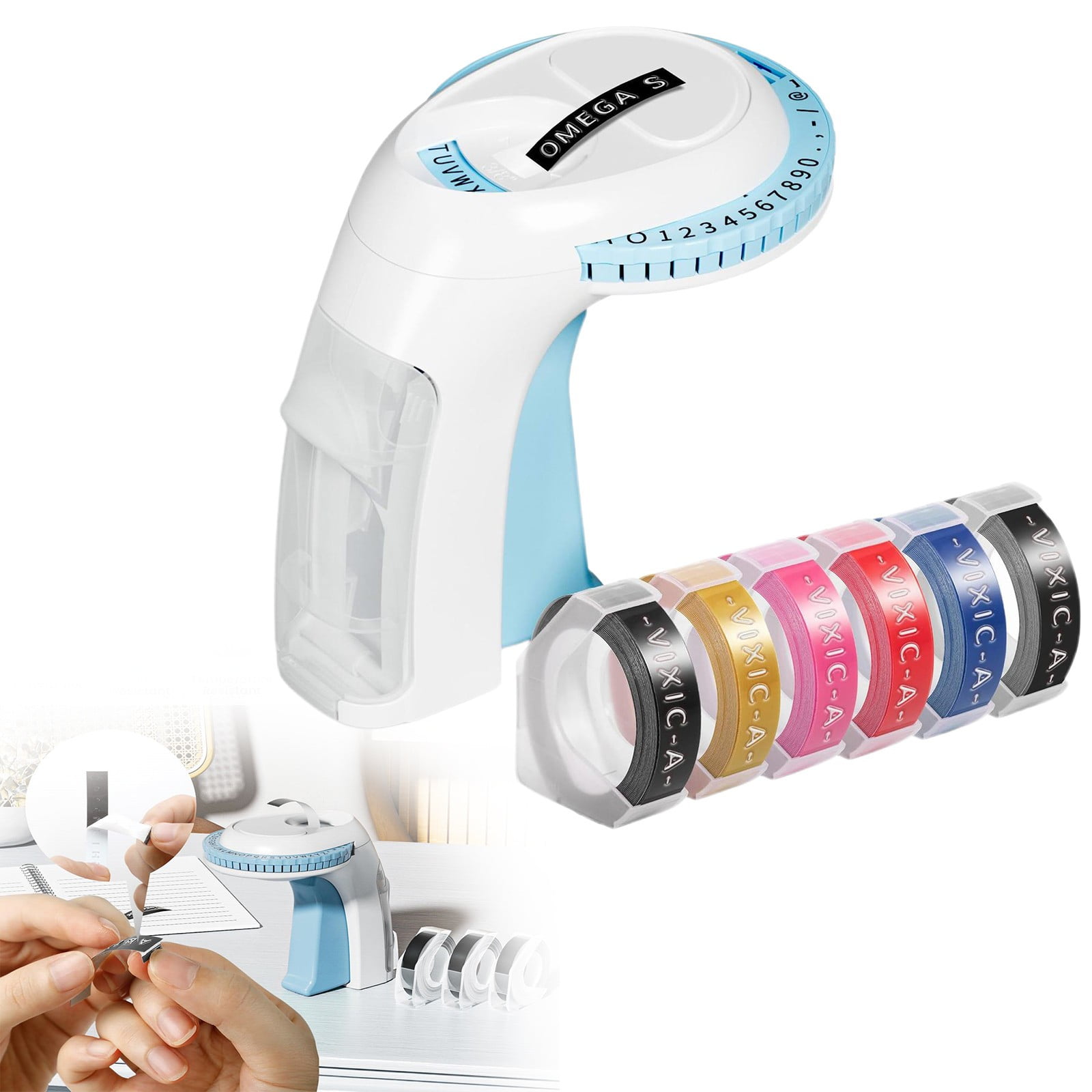 Practical Tools Embossing Label Maker Machine With Tapes Vintage ...