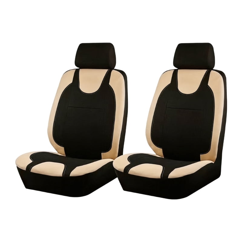 Practical Vehicle Seat Covers Set Playful Feline Graphics Suitable For ...