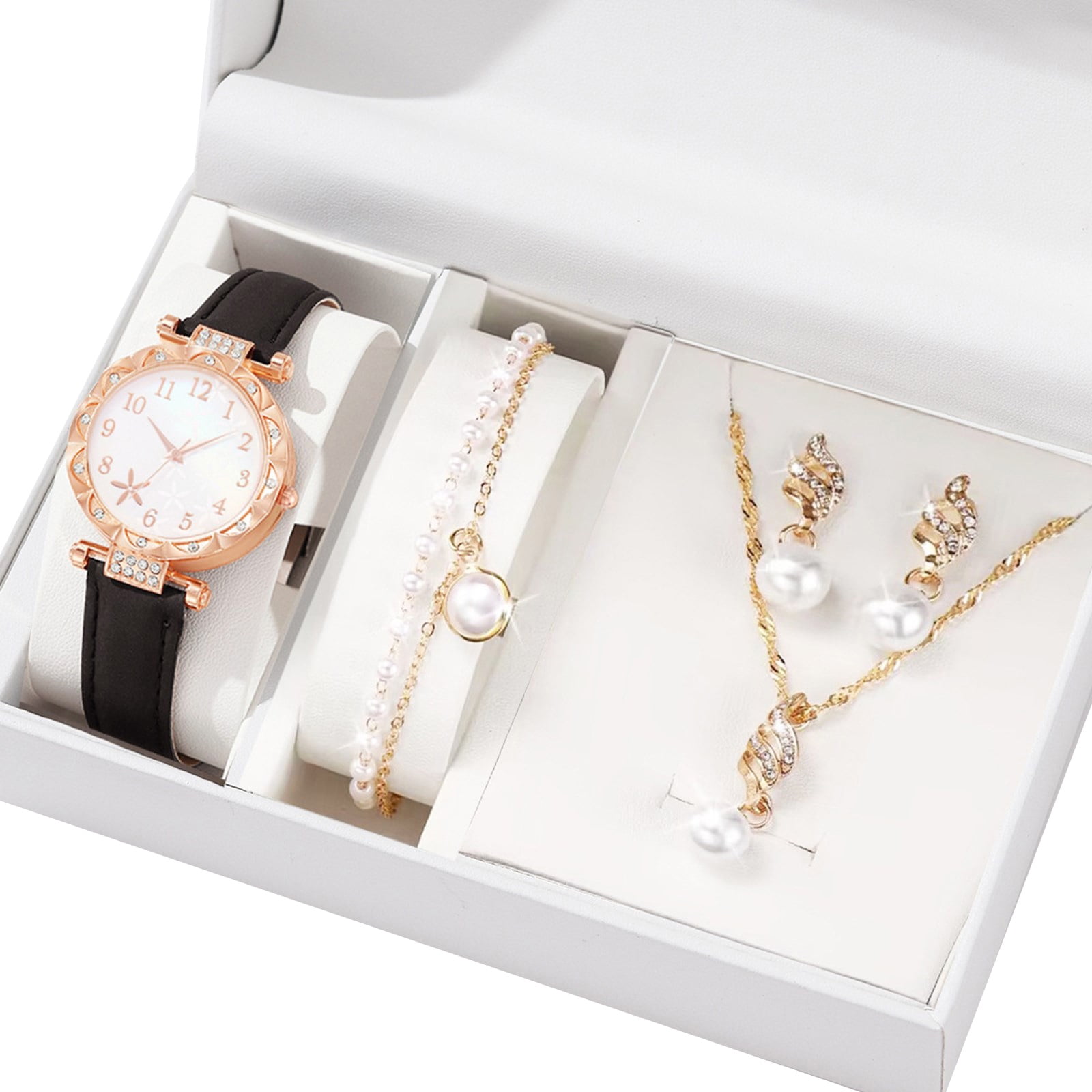 Practical Watch and Jewelry Set Elegant Alloy Accessories Watch and ...
