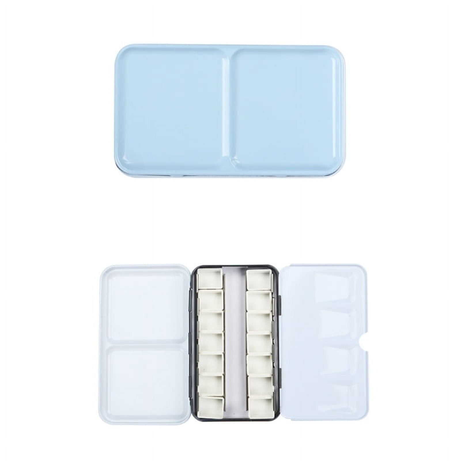Practical Watercolor Paint Storage Box Empty Watercolor Palette-Travel ...