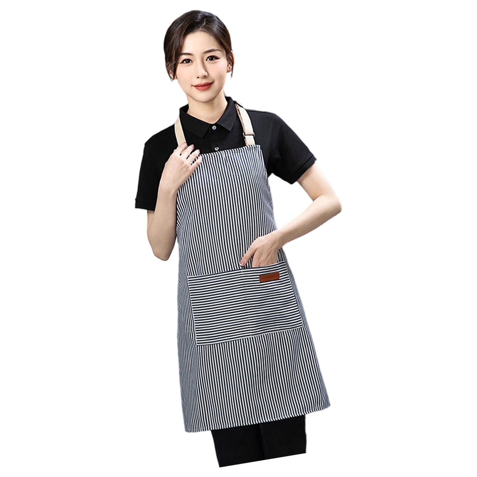 Practical Work Apron Stain Resistant Fabric Adjustable Shoulder Straps ...