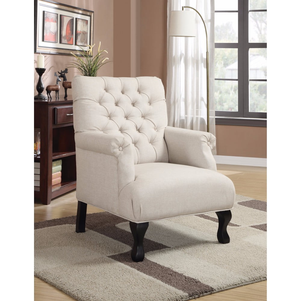 Practically Sophisticated Accent Chair, White - Walmart.com