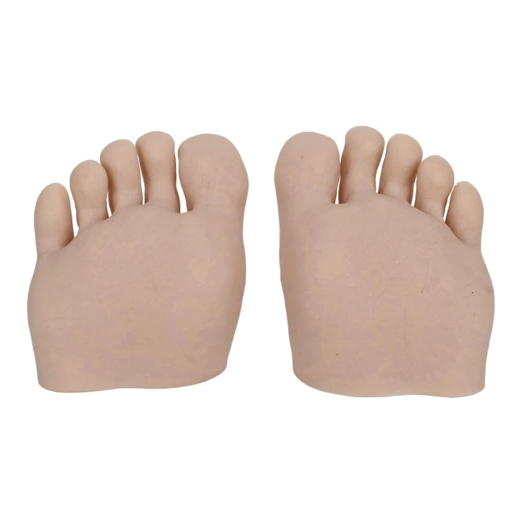 Practice Fake Foot Model with Half Foot Design Movable Soft Silicone ...