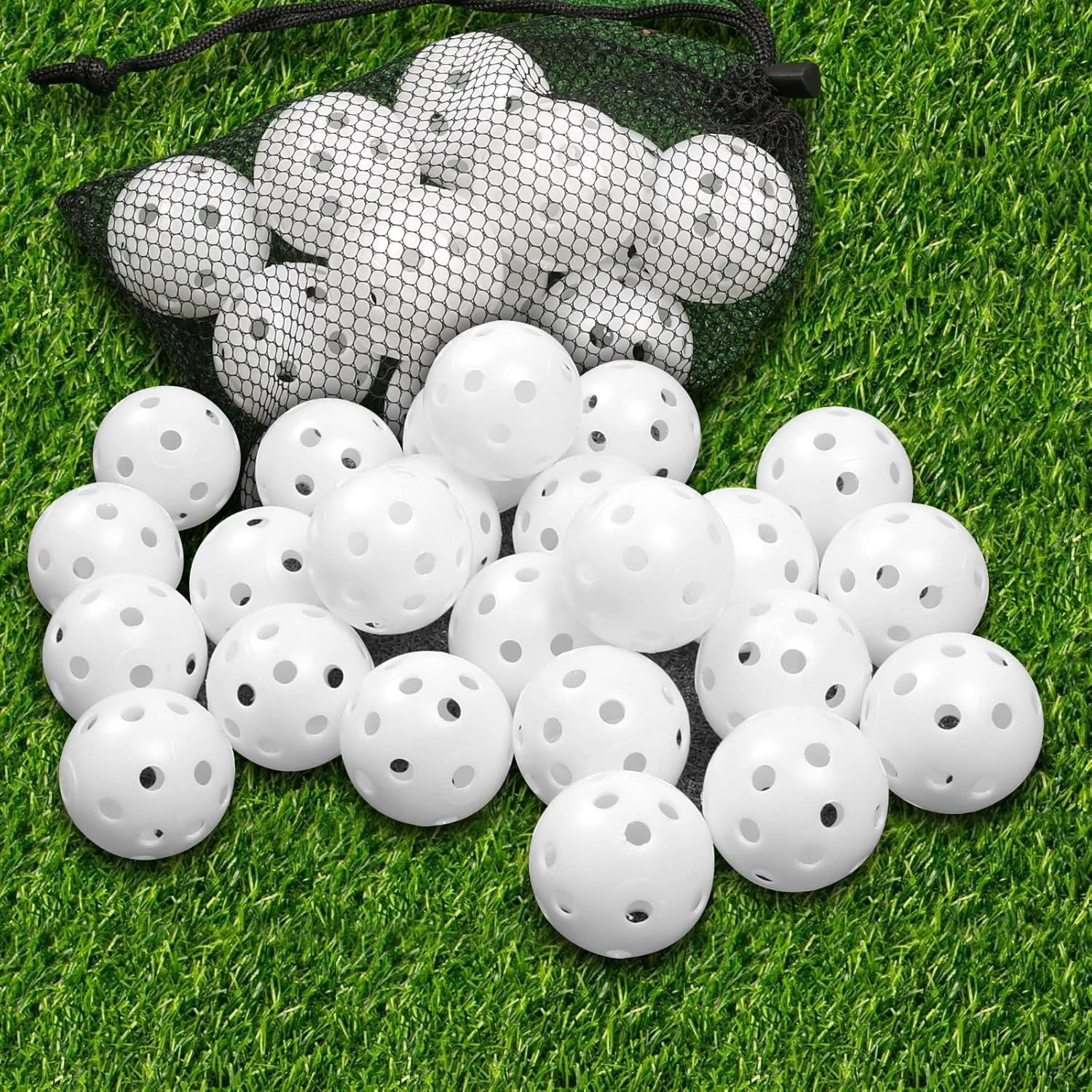 Practice Golf Balls Limited Flight Golf Balls 40mm Hollow Plastic Golf ...