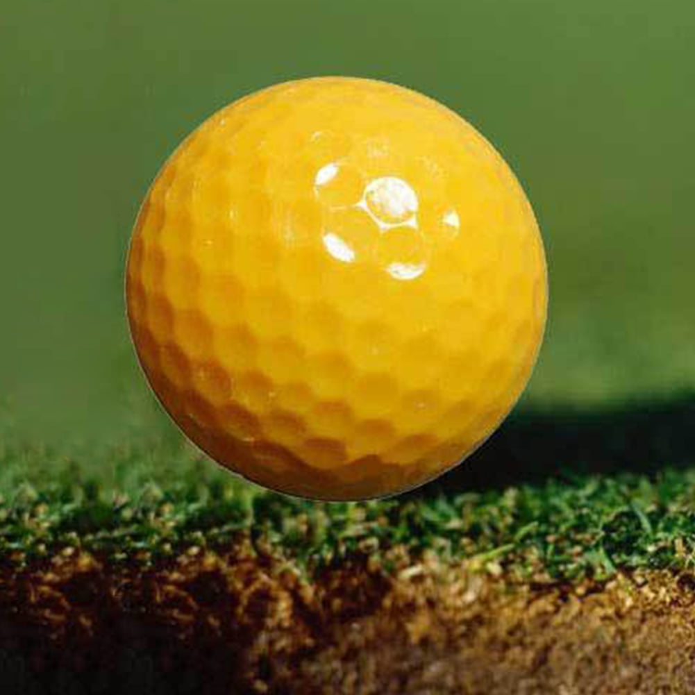 Practice Golf Balls Soft Dimpled Elastic Indoor Outdoor Training Soft ...
