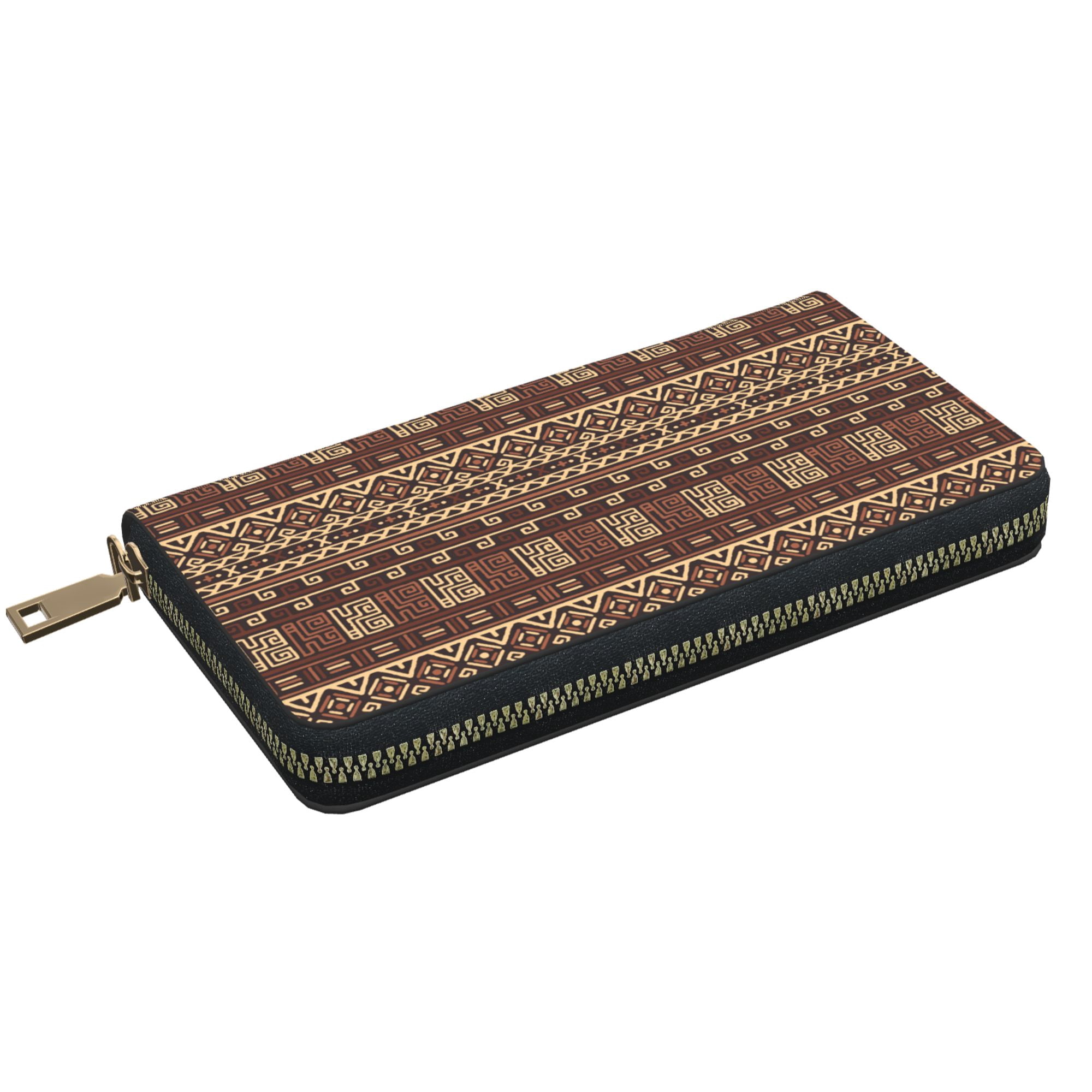Practice Pattern For Women Leather Zip Phone Clutch Pu Clutch Long ...