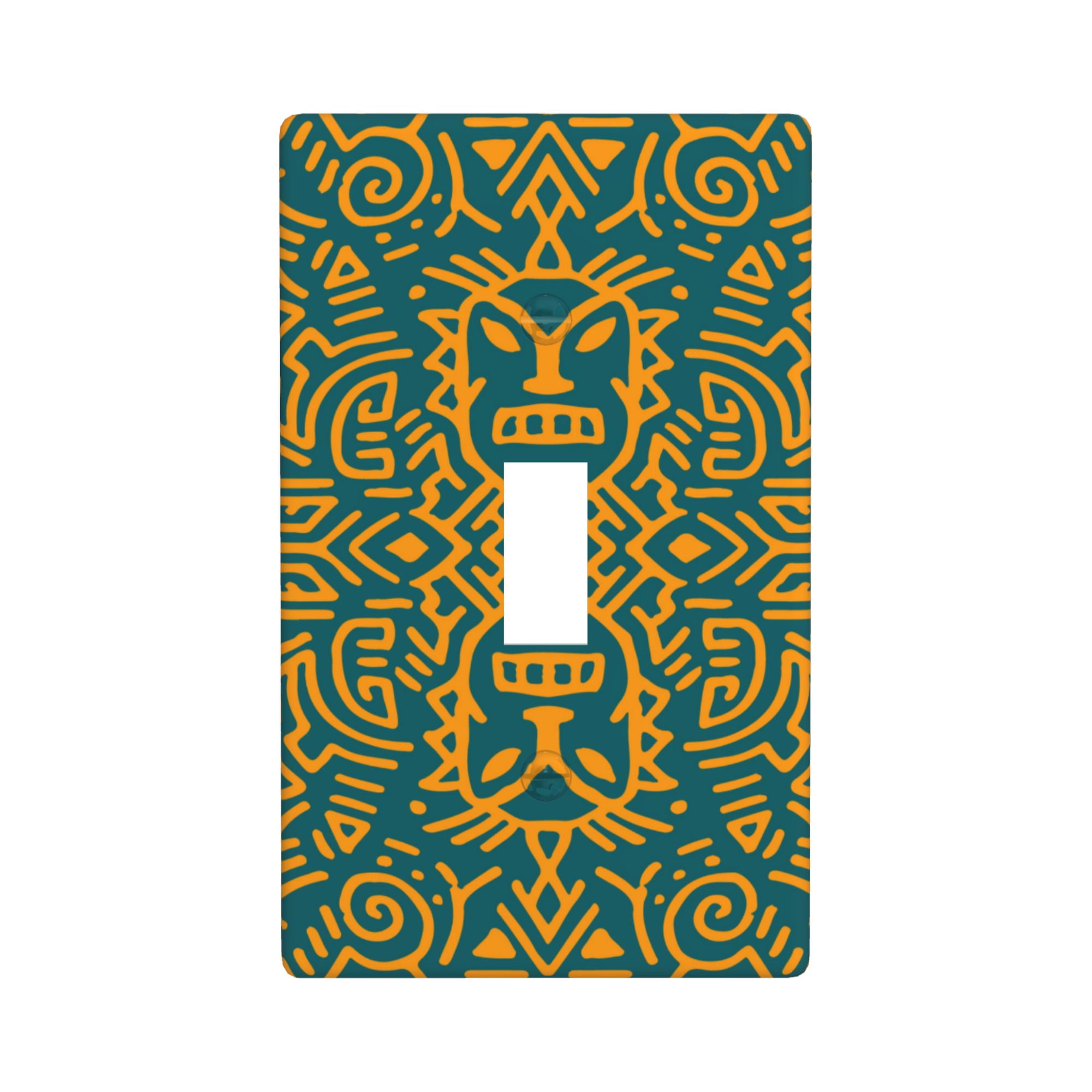 Practice Pattern Single Toggle Light Switch Plate Decorative Wall Plate ...