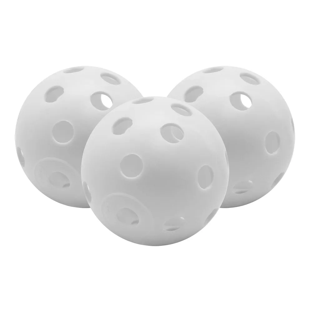 Practice Perforated Golf Balls 24pk - White: Plastic Training Balls ...