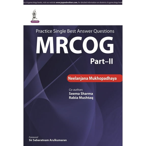 Practice Single Best Answer Questions: MRCOG Part-II (POD): MRCOG Part ...