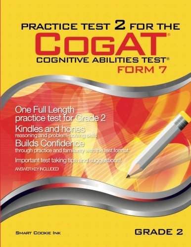 Pre-Owned Practice Test 2 for the CogAT - Form 7 - Grade 2 (Level 8 ...