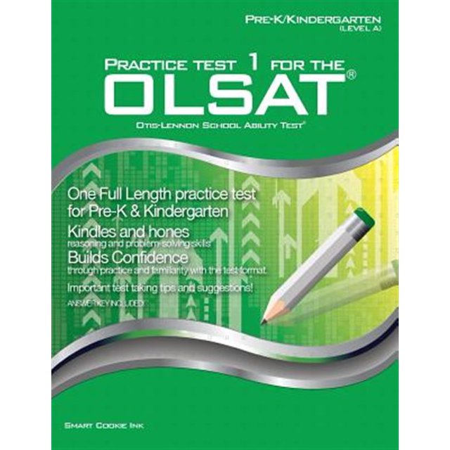Practice Test 1 for the Olsat - Pre-K / Kindergarten (Level A): Olsat ...