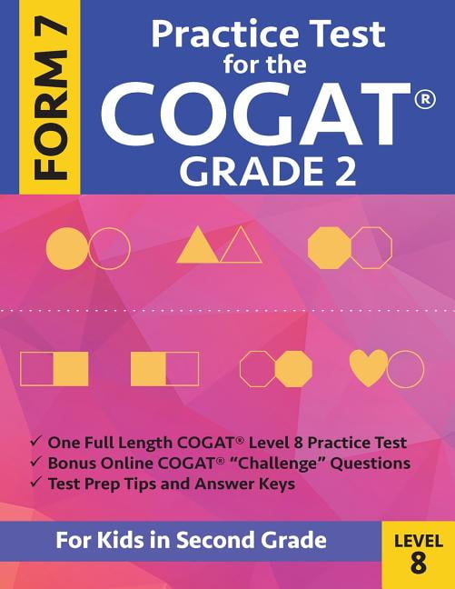 Practice Test For The Cogat Grade 2 Form 7 Level 8 Gifted And