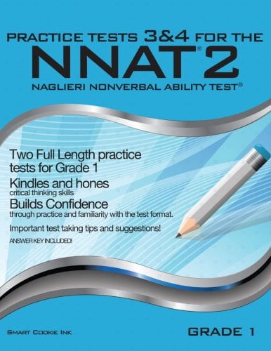 Pre-Owned Practice Tests 3 & 4 for the NNAT2 - Grade 1 (Level B): TWO ...