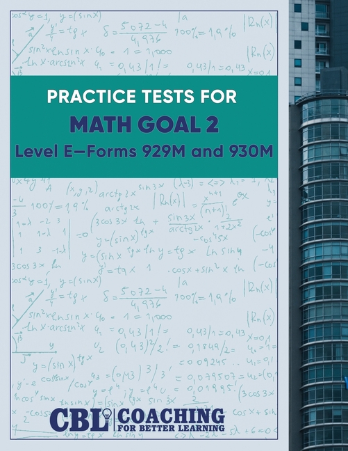 Practice Tests for CASAS Math GOAL 2 Level E, Forms 929M and 930M ...
