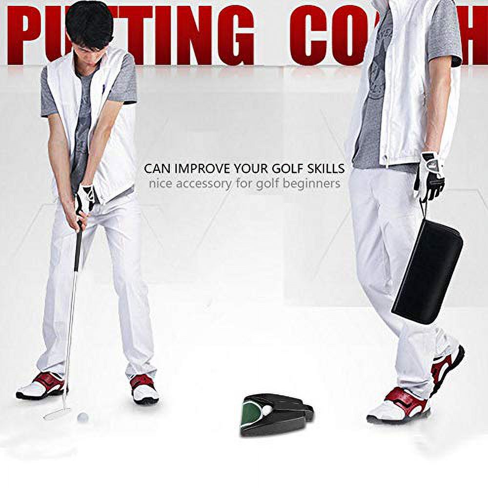 Practice Trainer Set, Automatic Putting Cup, Portable Putter Practice ...