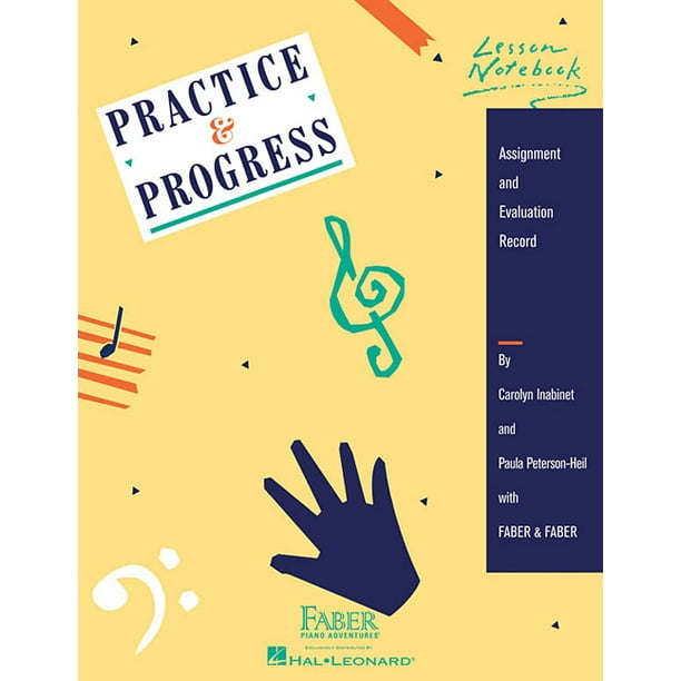 Practice & Progress Lesson Notebook, (Paperback) - Walmart Business ...
