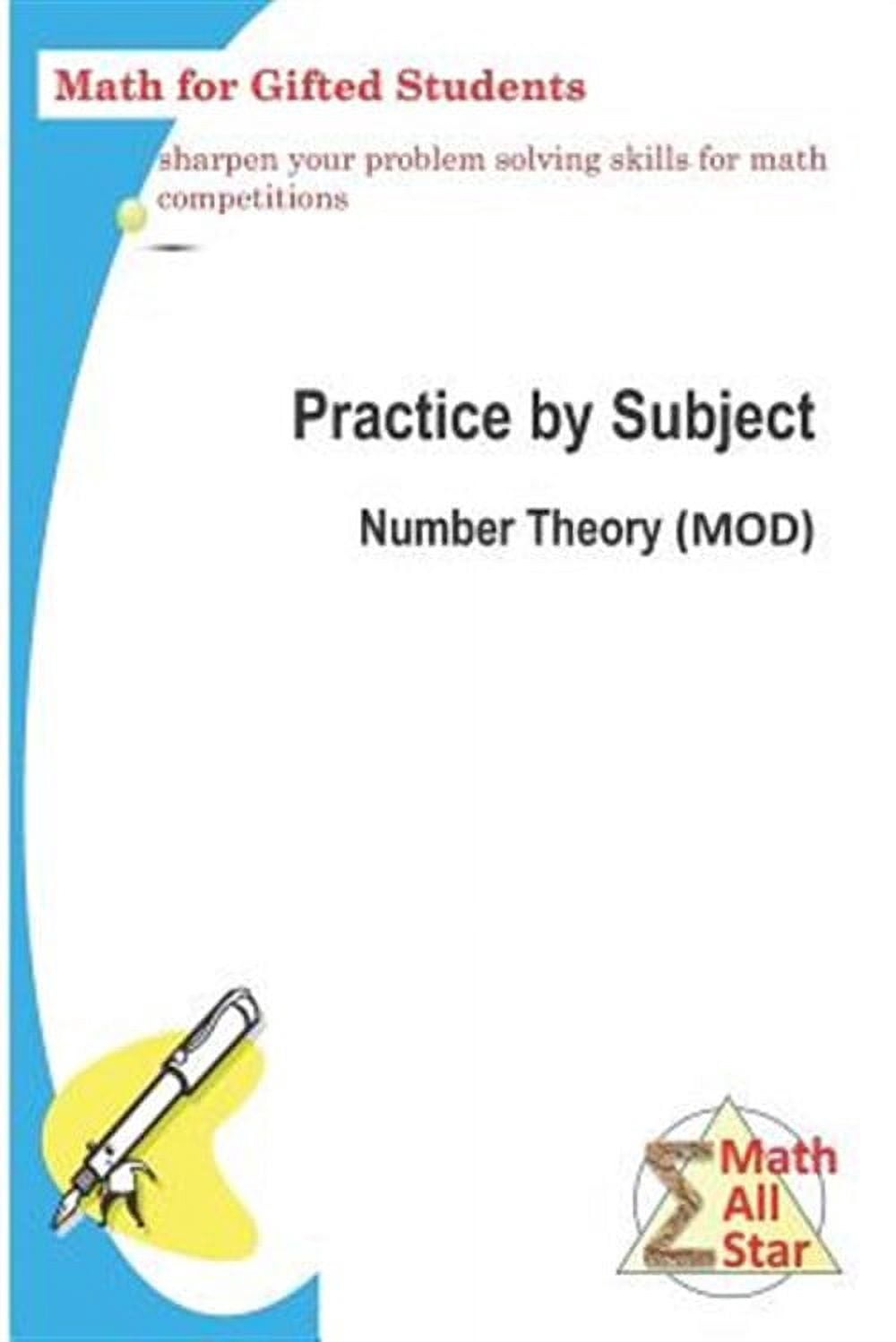 Practice by Subject: Number Theory (MOD): Math for Gifted Student ...