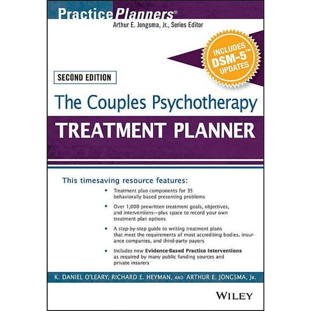 PracticePlanners: The Couples Psychotherapy Treatment Planner, with Dsm ...