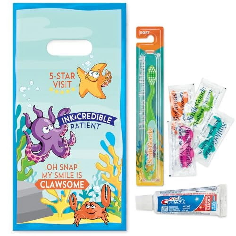 Practicon SmileGoods Dental Hygiene Kit, Makes 72 Dental Care Giveaways ...
