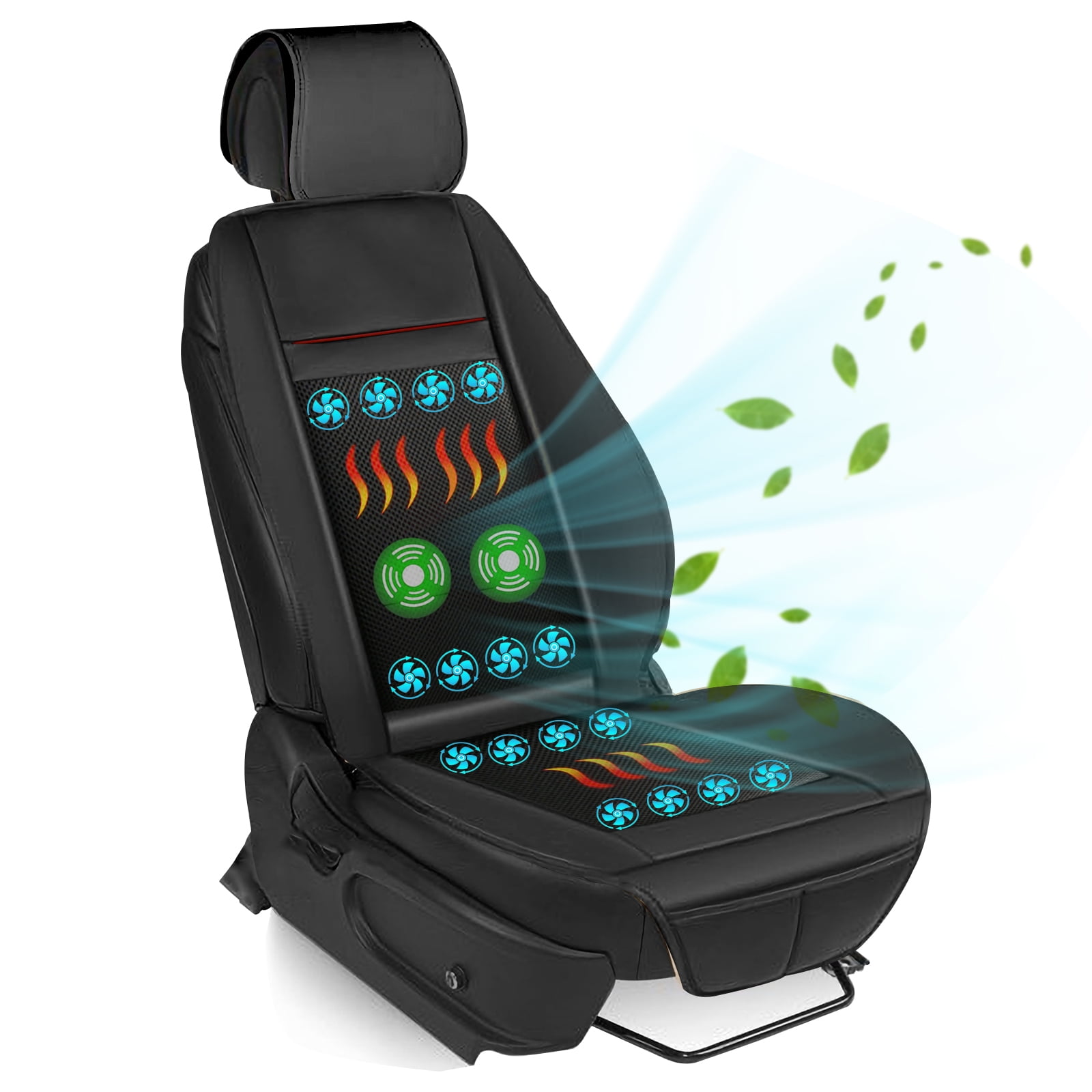 Practisol 12V Cooling and Heated Car Seat Cover Cooling Car Seat ...