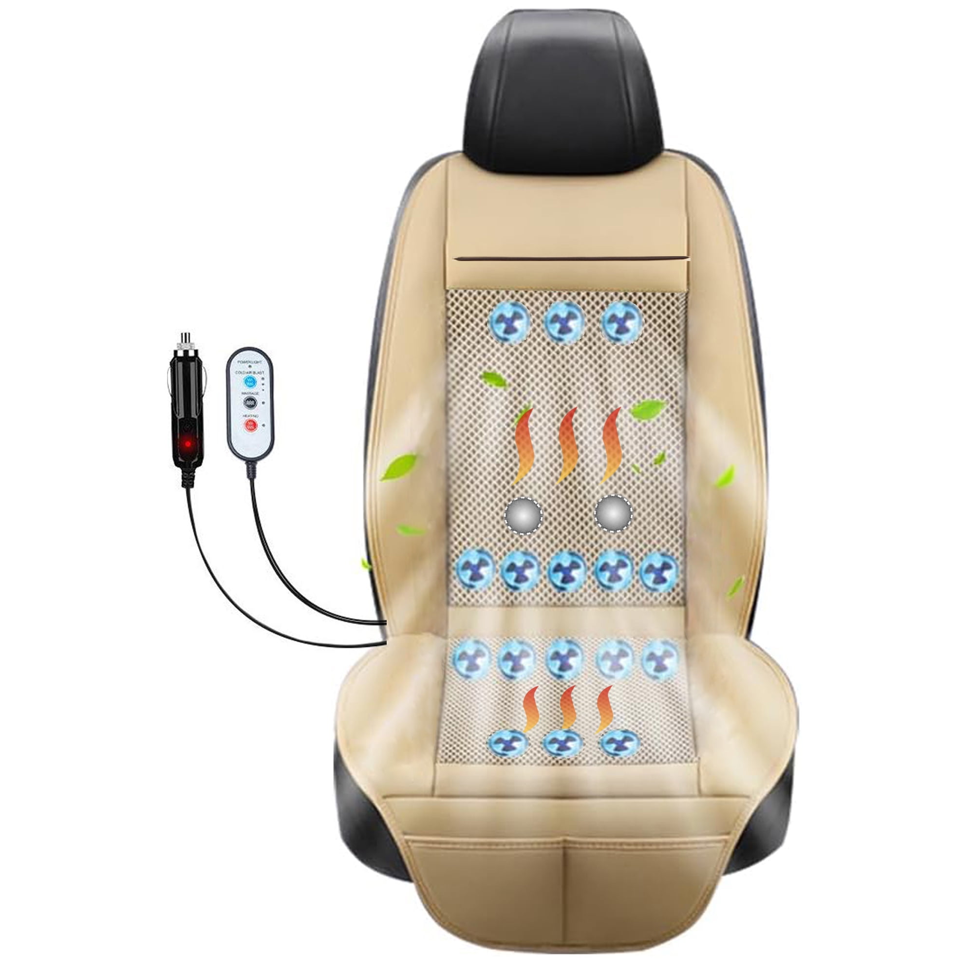 Practisol Winter Heated Car Seat Cover Cooling Summer Driving ...