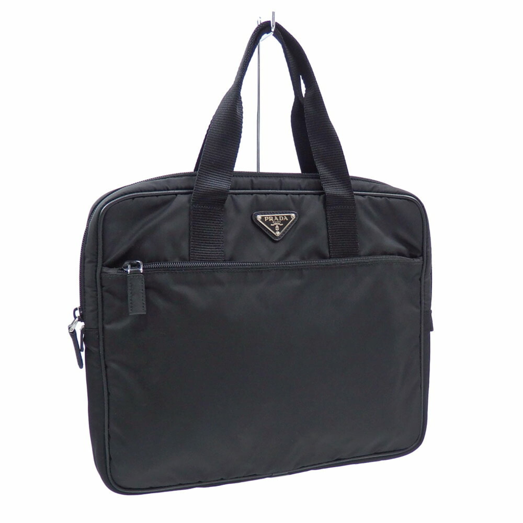 Pre-Owned Prada Computer Bag Nero Black Nylon Handbag Women Men PC Case ...