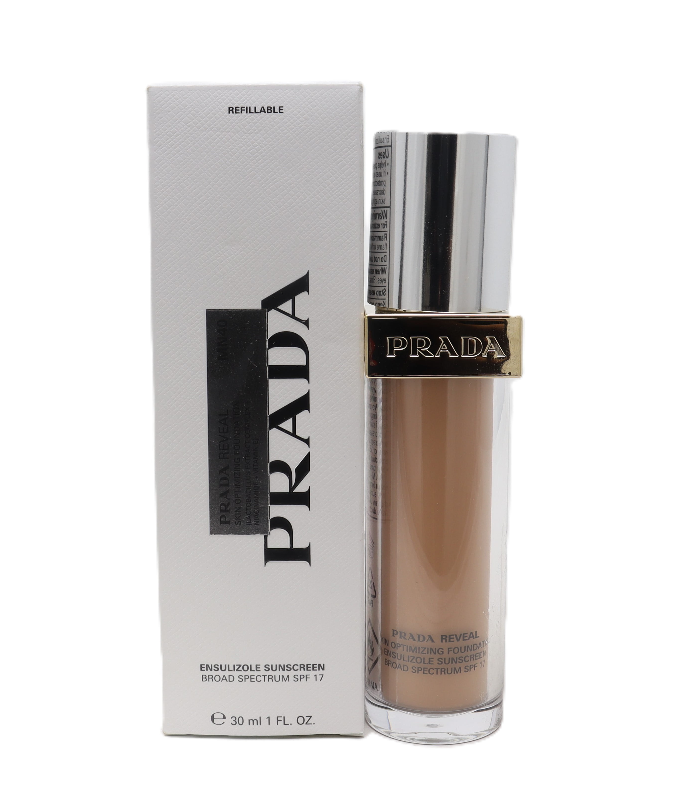 Prada Reveal Skin Optimizing Refillable Soft Matte Foundation 1.0oz ...