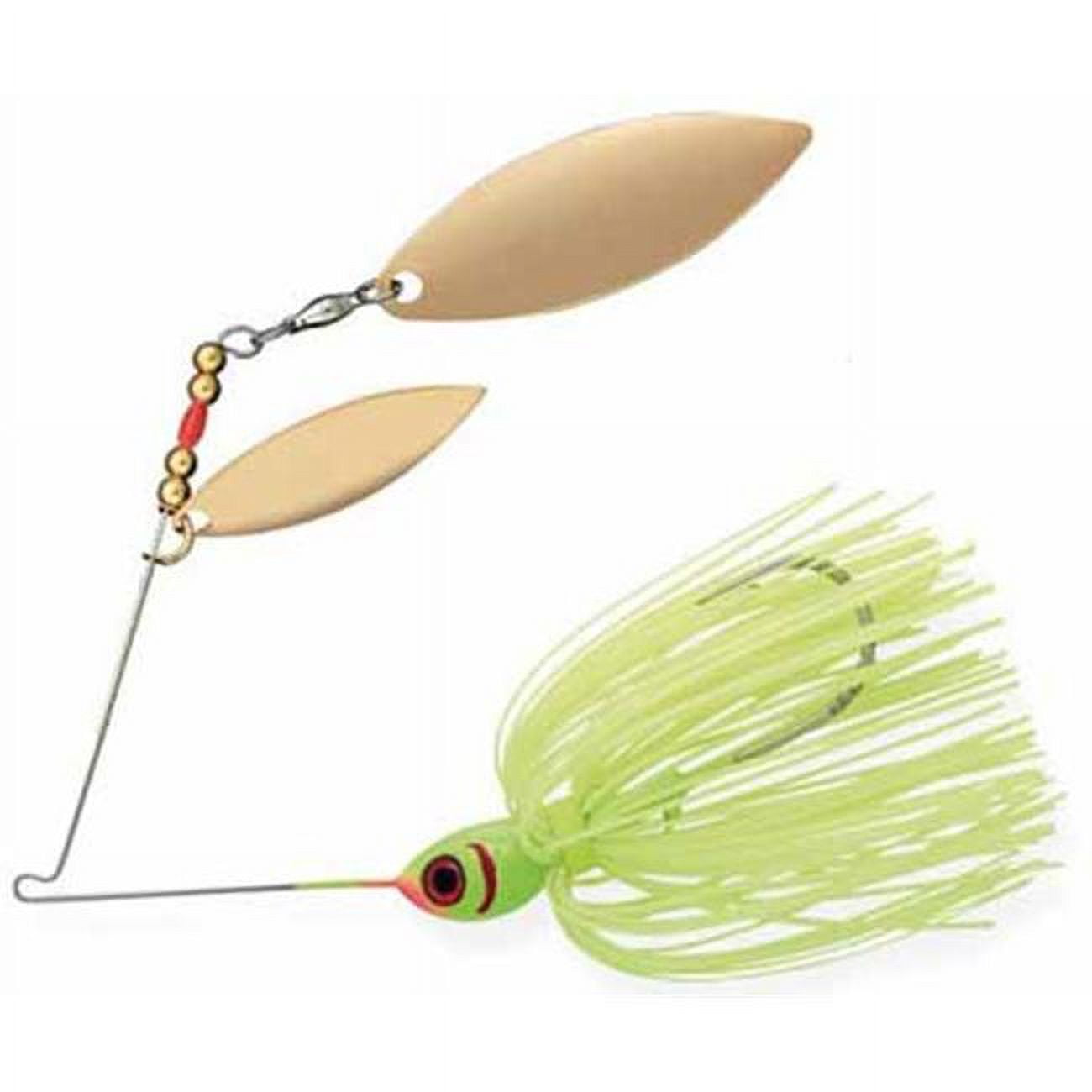Pradco Lures Booyah Double Willow Spinner bait - Chartreuse - 0.38 oz ...