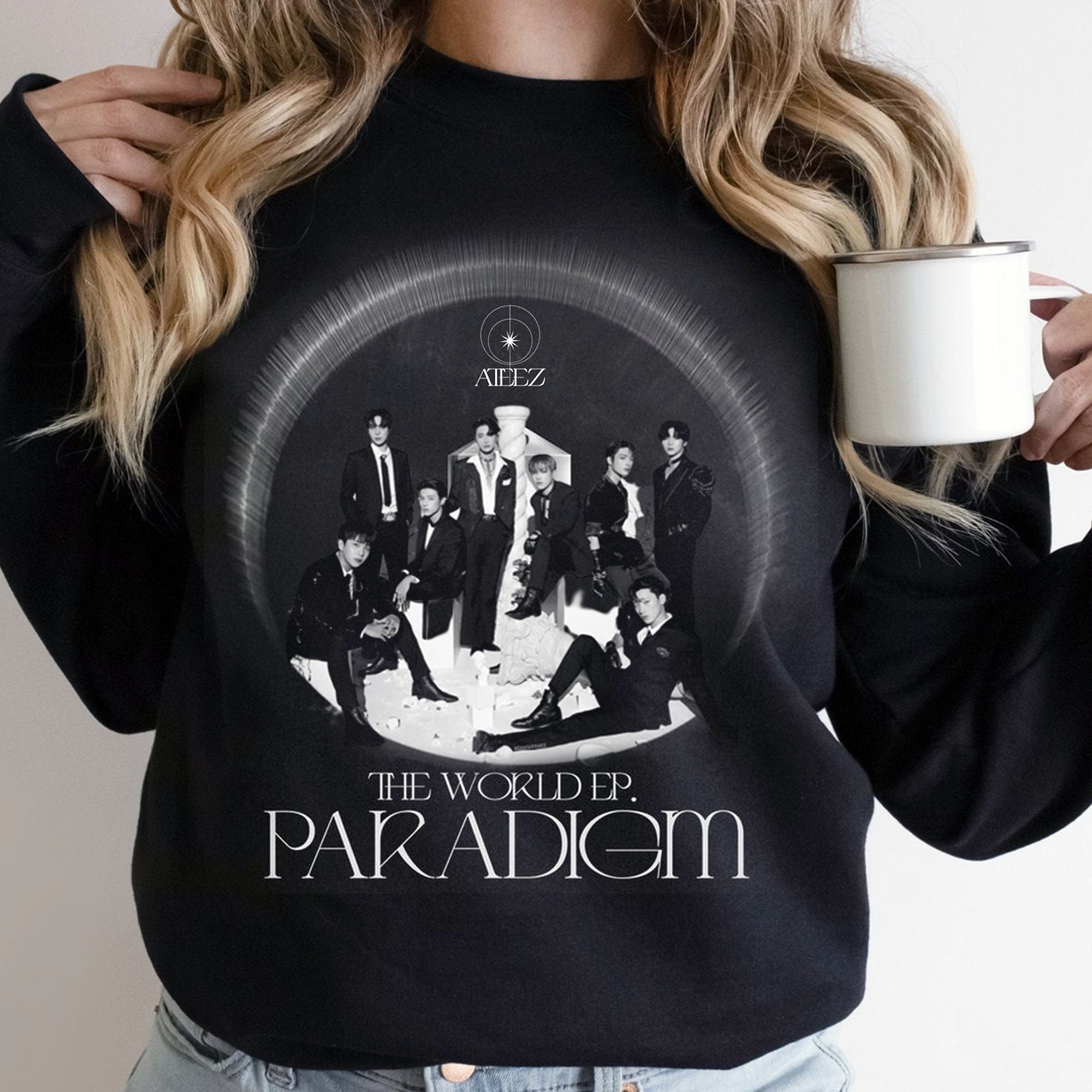 Pradigm Ateez Sweatshirt, Ateez THE WORLD Ep PARADIGM Shirt, Ateez ...