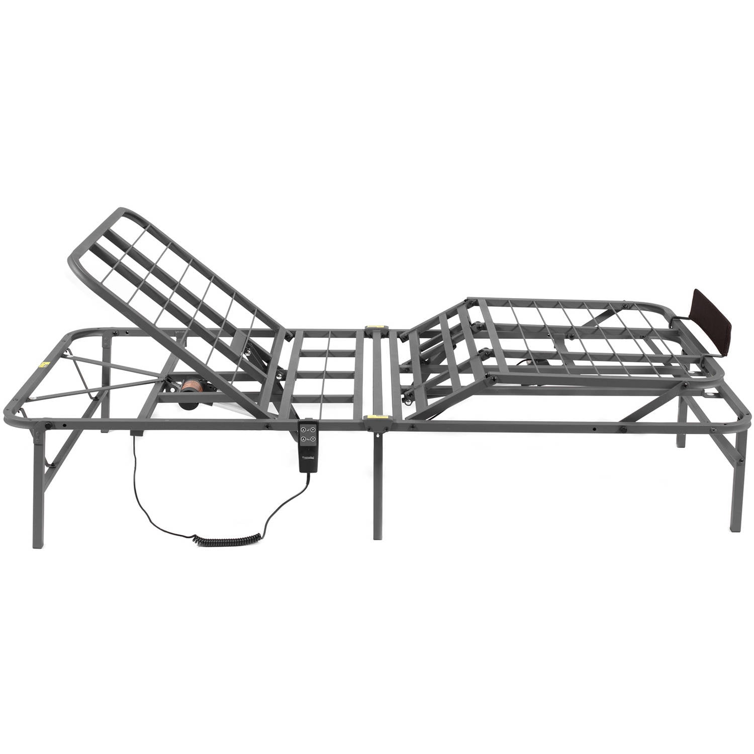 Pragmatic 14" High Profile Dual Adjustable Steel Bed Frame with Under ...