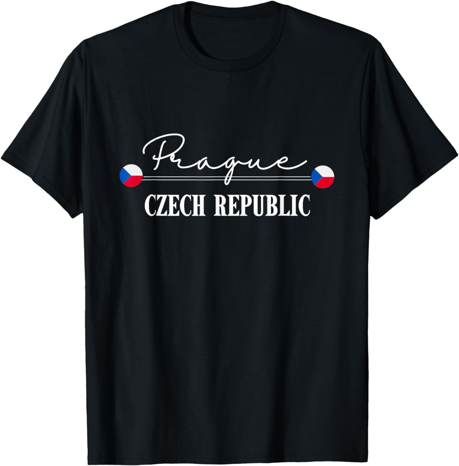 Prague Czech Republic Souvenir / Prague T-Shirt mens t shirt，black ...