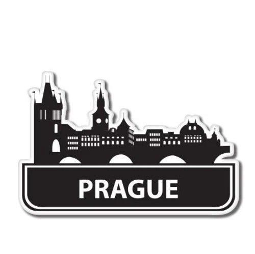 Prague Visit Travel Suitcase Sticker Phone Decal Water Bottle Stickers ...