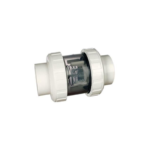 Praher PR202CVC050CR 2 in. Double Union Spring Check Valve, 0.5 lbs ...