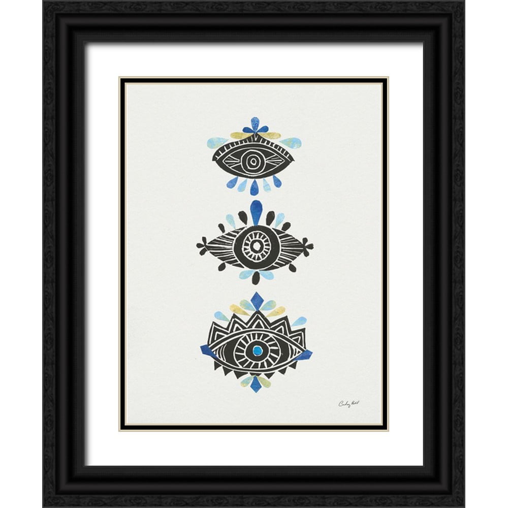 Prahl, Courtney 11x14 Black Ornate Wood Framed with Double Matting ...