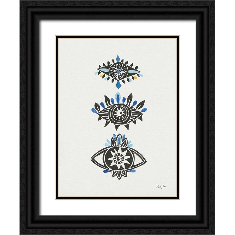 Prahl, Courtney 11x14 Black Ornate Wood Framed with Double Matting ...