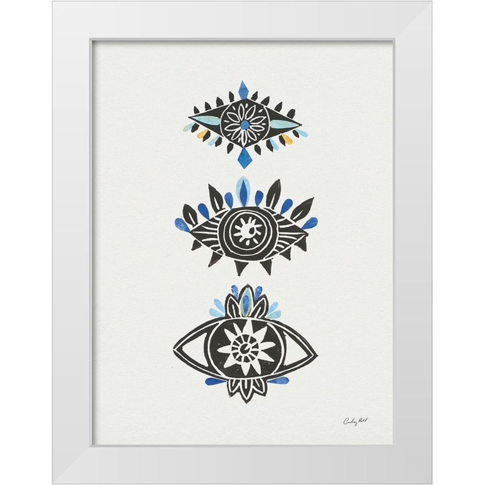 Prahl, Courtney 11x14 White Modern Wood Framed Museum Art Print Titled ...