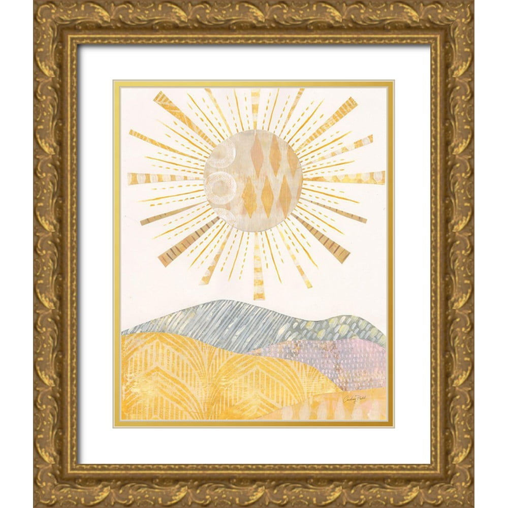 Prahl, Courtney 12x14 Gold Ornate Wood Framed with Double Matting ...