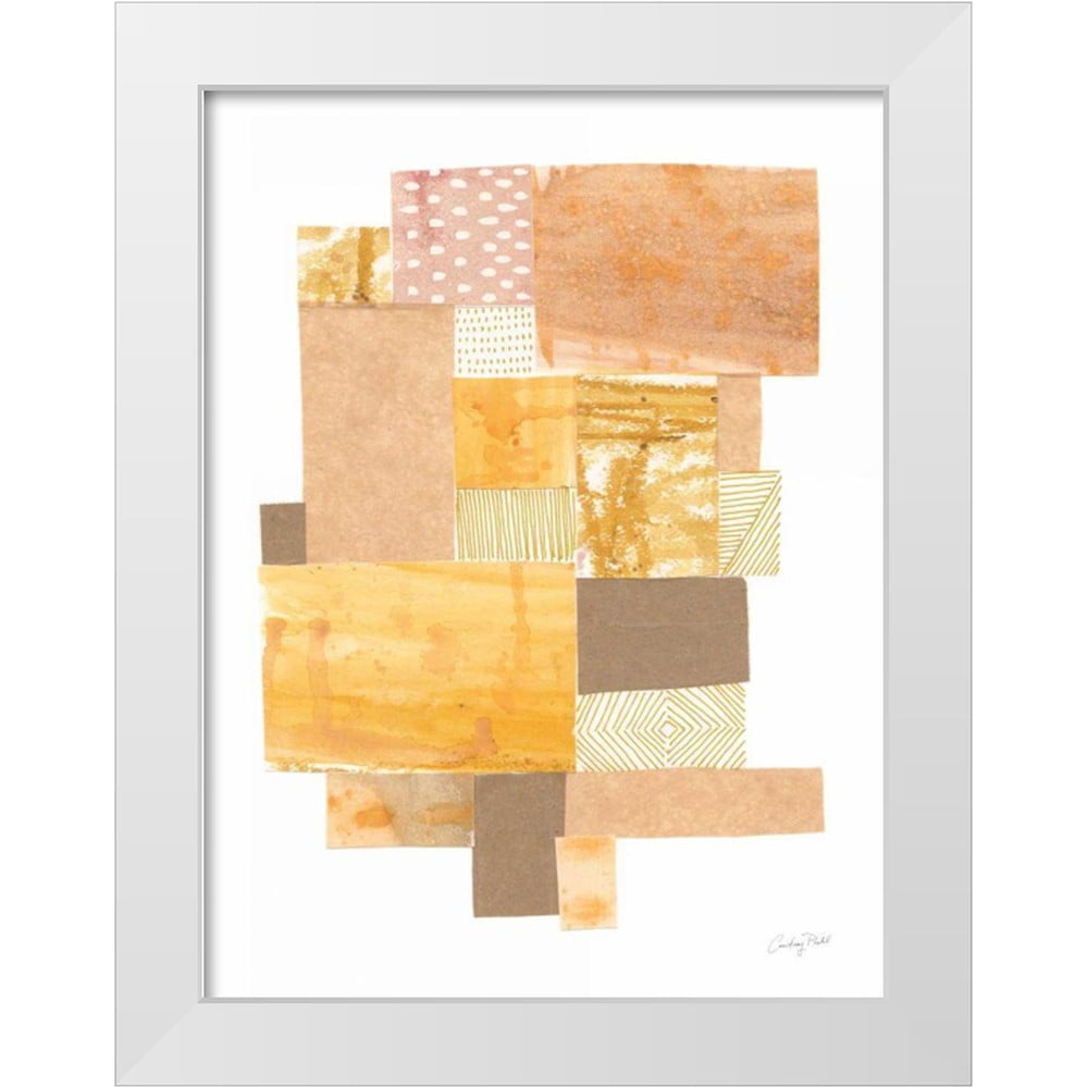 Prahl, Courtney 12x14 White Modern Wood Framed Museum Art Print Titled ...