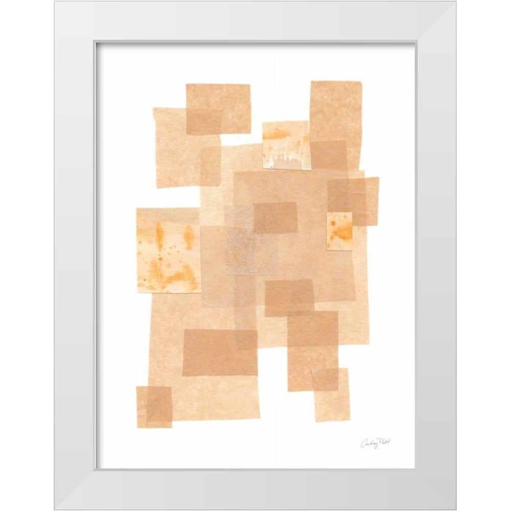 Prahl, Courtney 12x14 White Modern Wood Framed Museum Art Print Titled ...