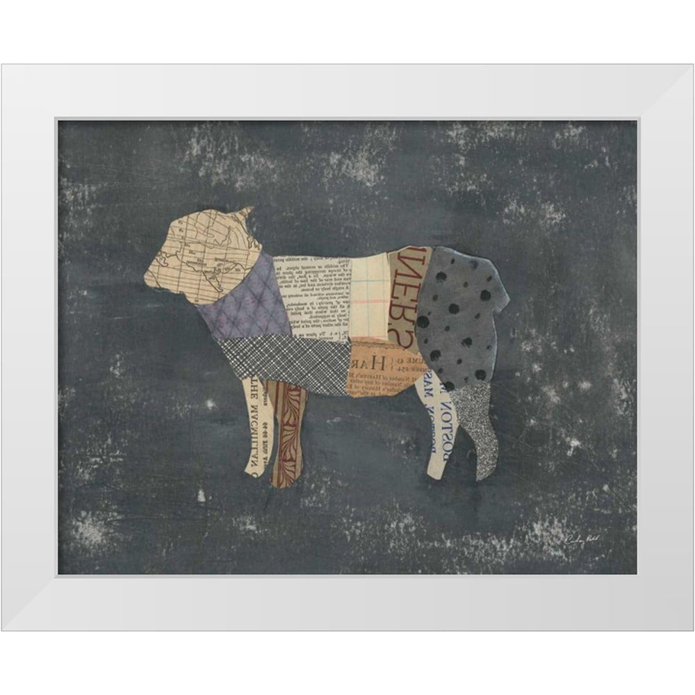 Prahl, Courtney 14x12 White Modern Wood Framed Museum Art Print Titled ...