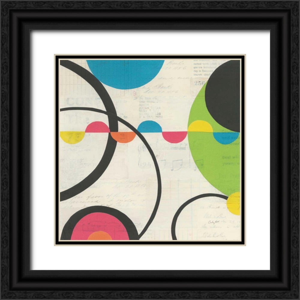Prahl, Courtney 15x15 Black Ornate Wood Framed with Double Matting ...