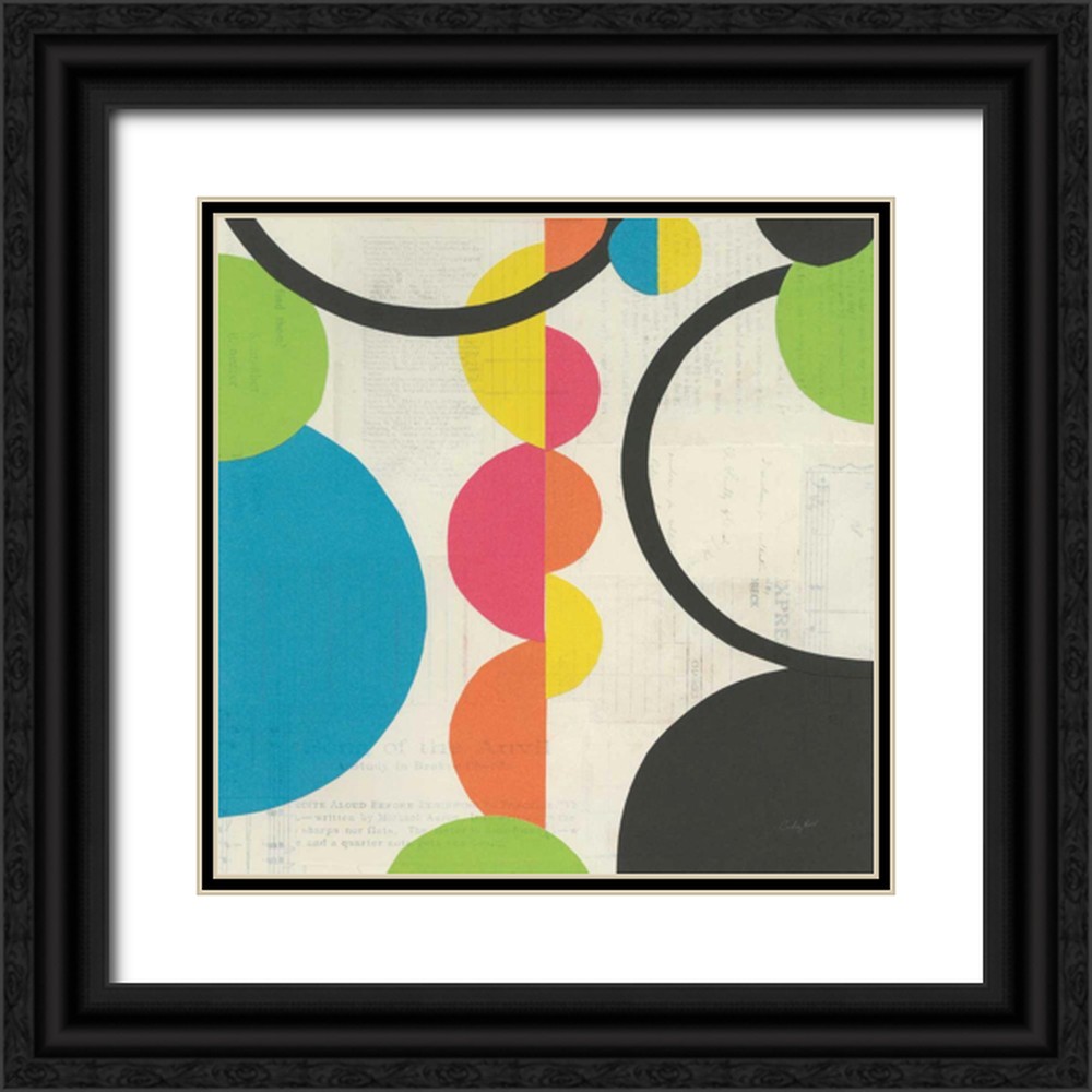 Prahl, Courtney 15x15 Black Ornate Wood Framed with Double Matting ...