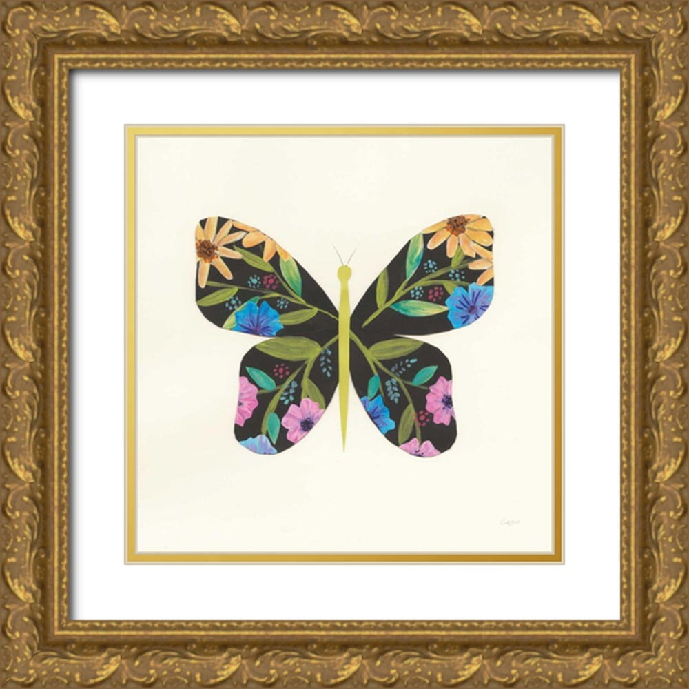 Prahl, Courtney 15x15 Gold Ornate Wood Framed with Double Matting ...