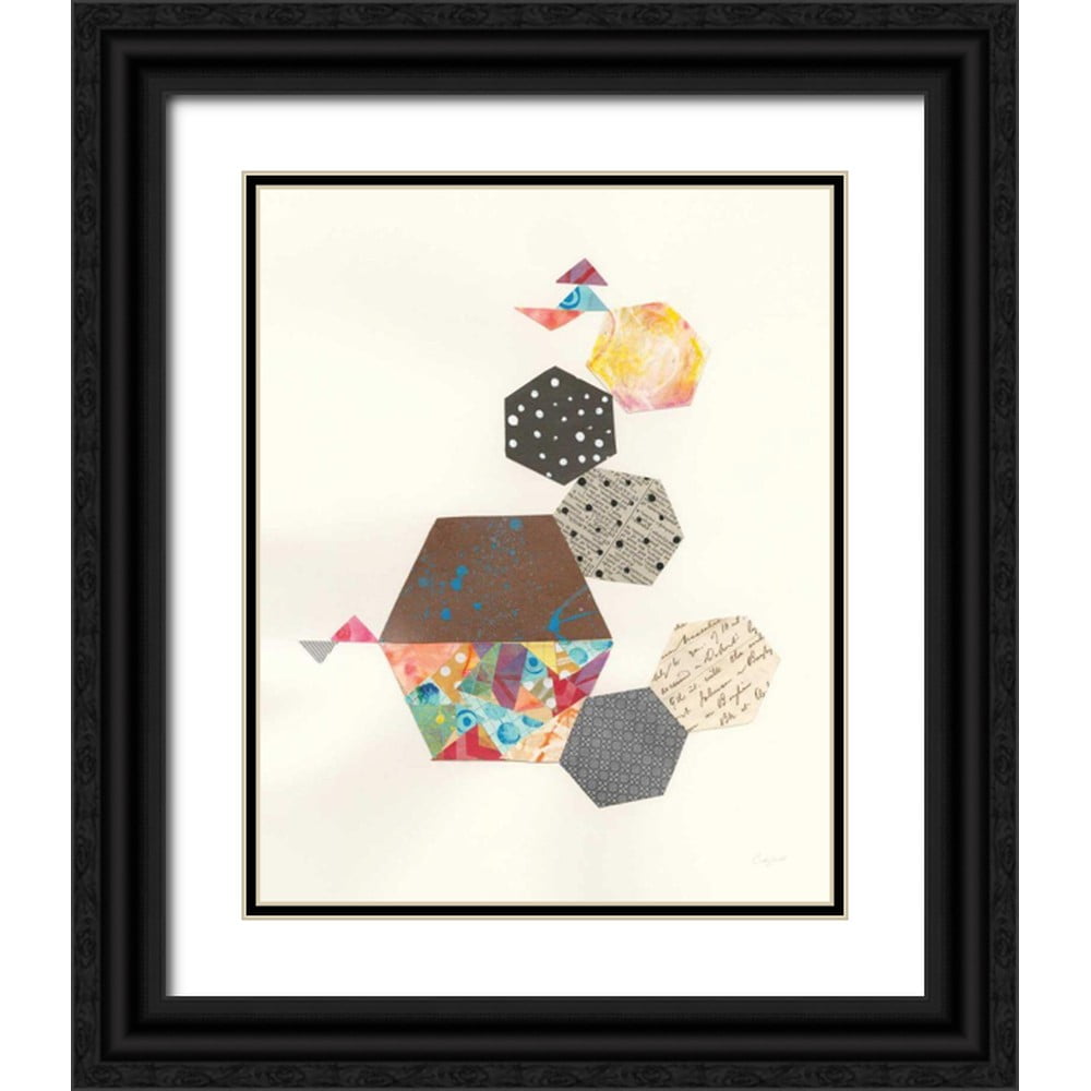 Prahl, Courtney 15x18 Black Ornate Wood Framed with Double Matting ...