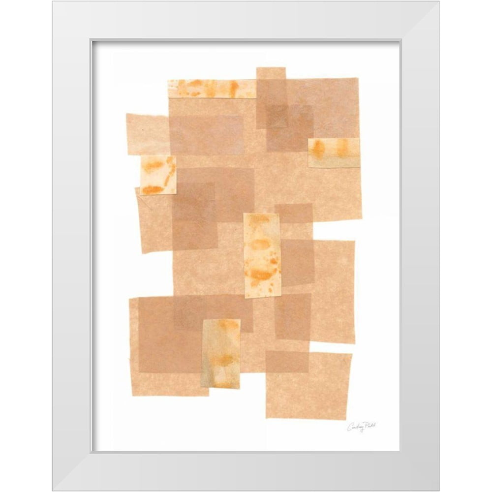 Prahl, Courtney 19x24 White Modern Wood Framed Museum Art Print Titled ...