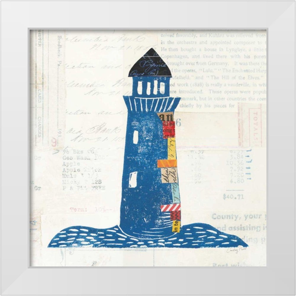 Prahl, Courtney 20x20 White Modern Wood Framed Museum Art Print Titled ...