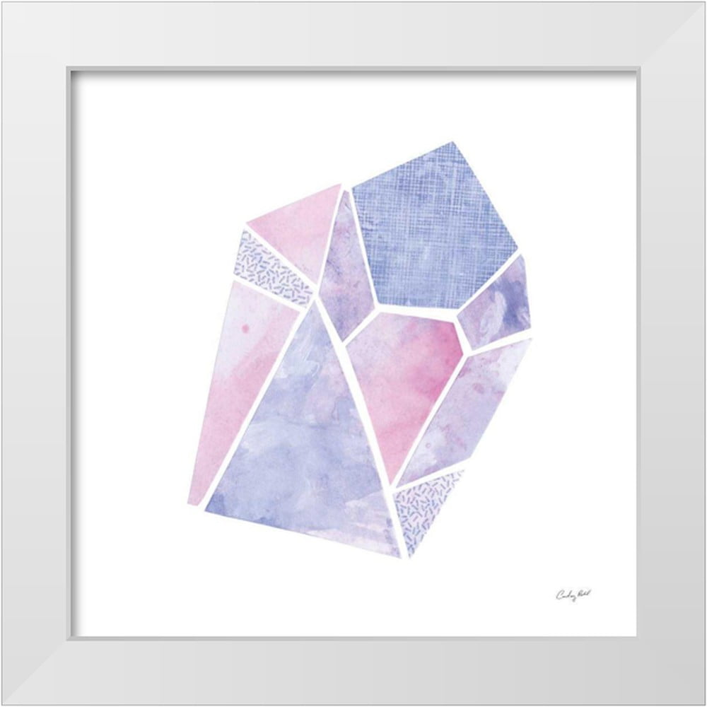 Prahl, Courtney 20x20 White Modern Wood Framed Museum Art Print Titled - Shine IV - Walmart.com